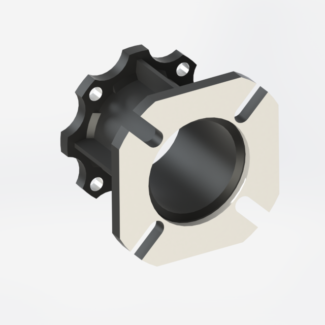 Gearbox Output Flange for HHM-063 Style FB - Ampro Electric LTD.