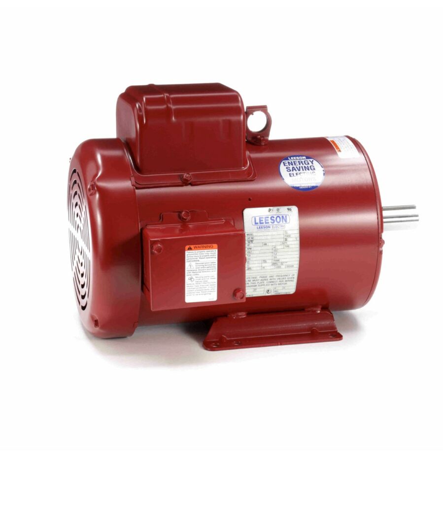 Leeson Farm Duty Electric Motor 1/3HP 115/230V 1800RPM 56 TEFC - Ampro Electric LTD.