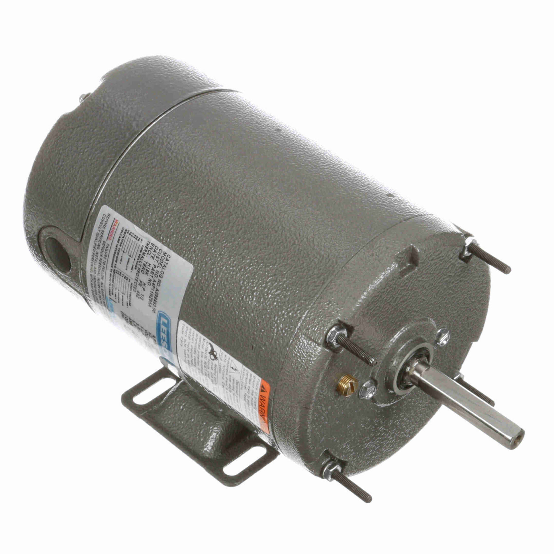 Leeson Farm Duty Electric Motor 1/4HP 115/230V 1625RPM 48Y TEAO - Ampro ...